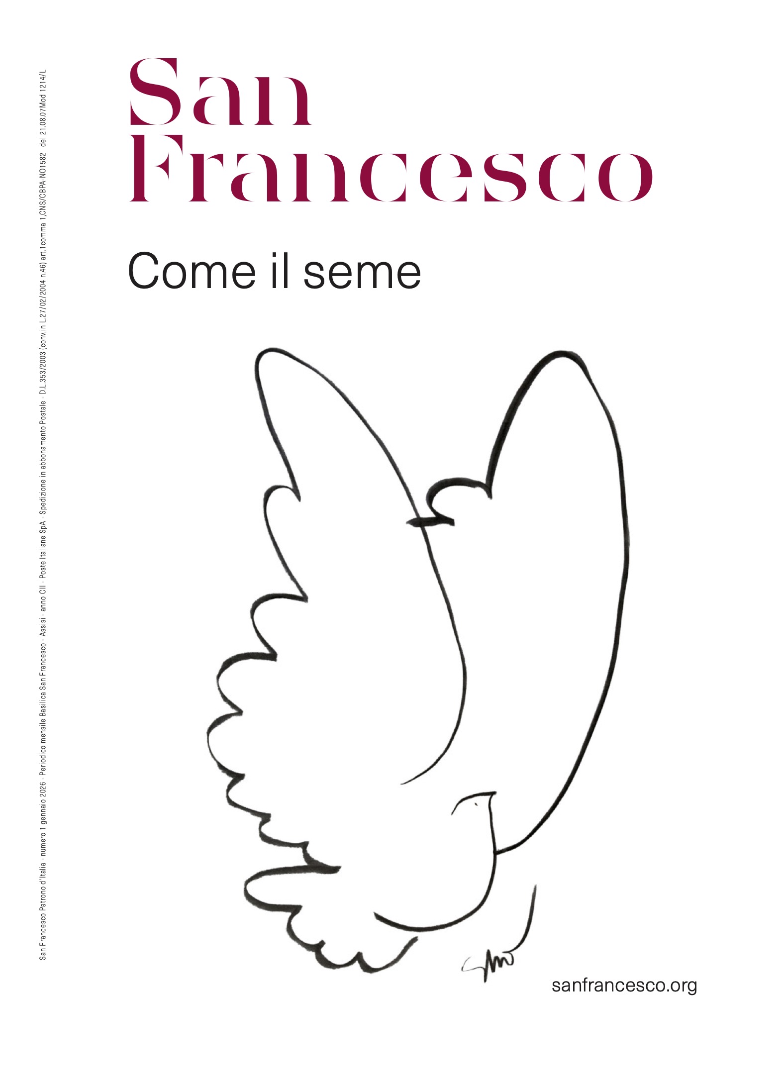 Rivista San Francesco: la pace nel primo numero del centenario | San ...